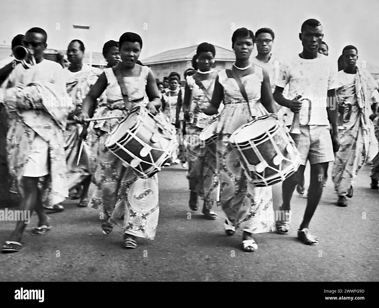 Accra, Ghana, July 18, 1961 Sparked by the patriotic fervor of Ghana ...