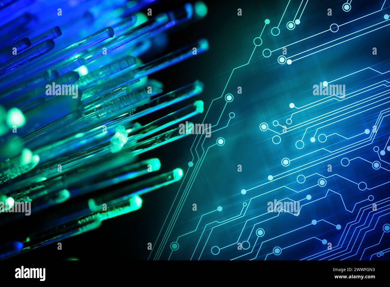 Fiber optic cable circuit hi-res stock photography and images - Alamy