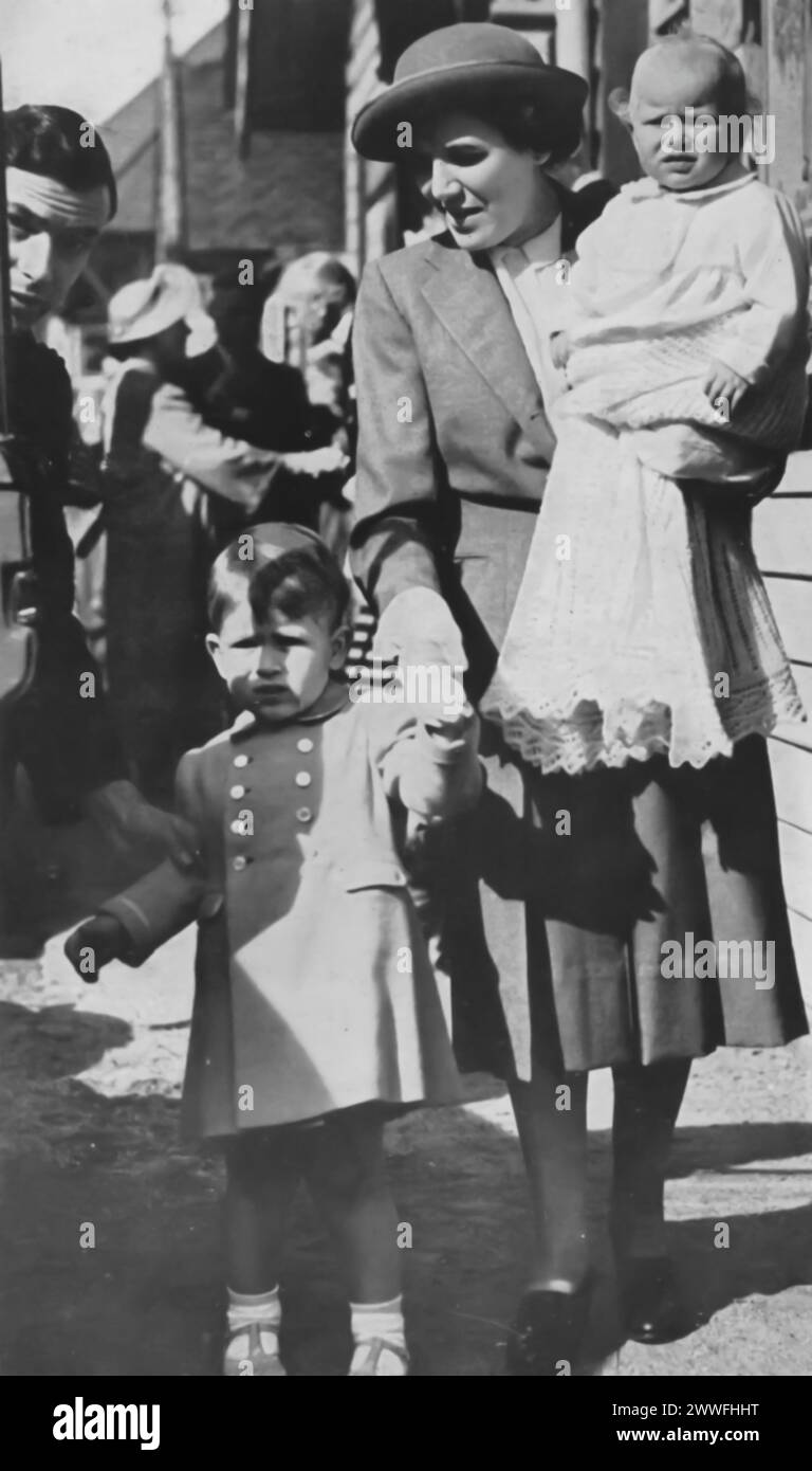 A photograph captures what appears to be Helen Lightbody, senior nanny ...