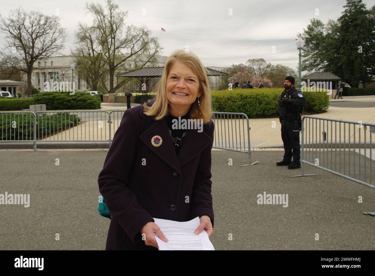 Washington, DC, USA. 22 Mar 2024. U.S. Sen. Lisa Murkowski (R-Alaska ...