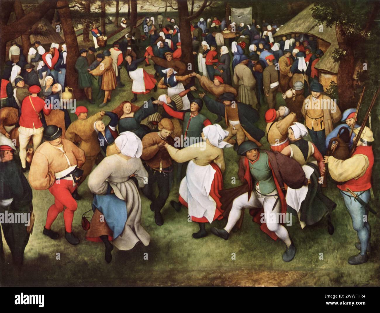 Pieter Bruegel's "The Wedding Dance" (circa 1566): Housed in the ...