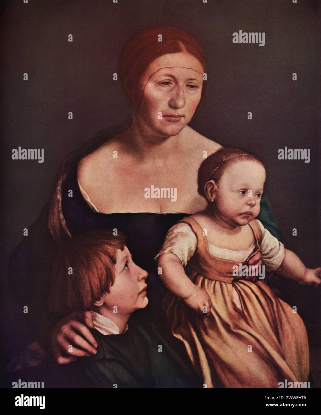 Hans Holbein's "The Artist’s Family" (circa 1528): Displayed in the ...