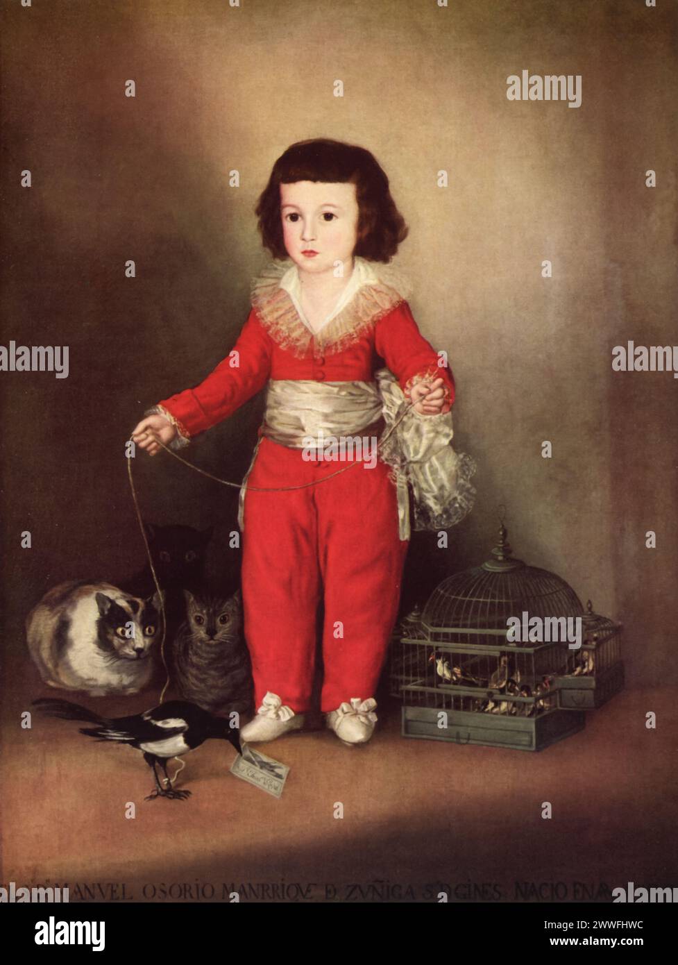 Francisco José de Goya's "Don Manuel Osorio de Zúñiga" (circa 1787-1788 ...