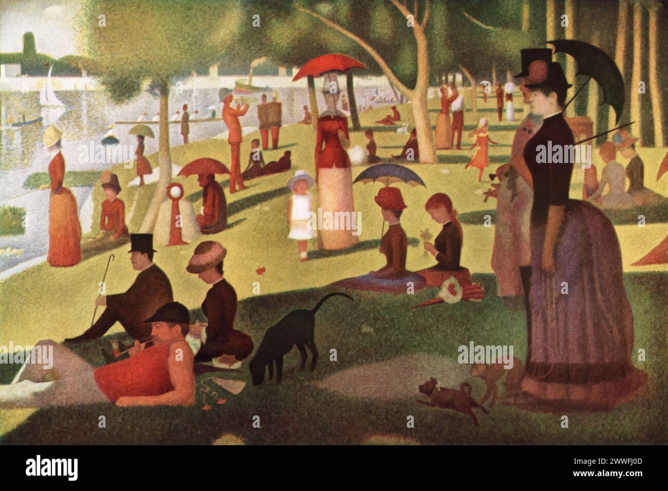 Georges Seurat's "A Sunday Afternoon on the Island of La Grande Jatte ...