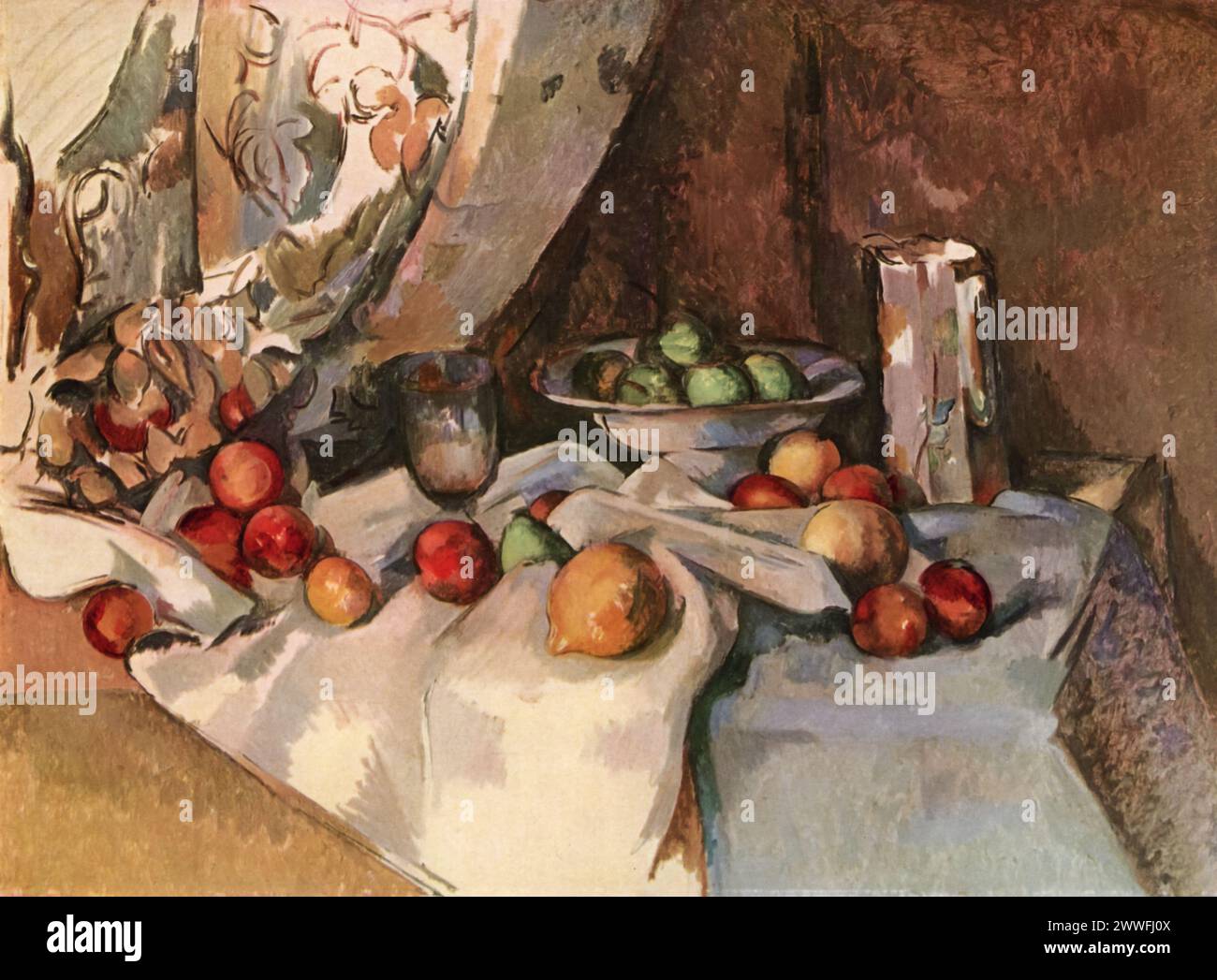 Paul Cézanne's "Still Life with Apples" (circa 1890): Housed in the ...
