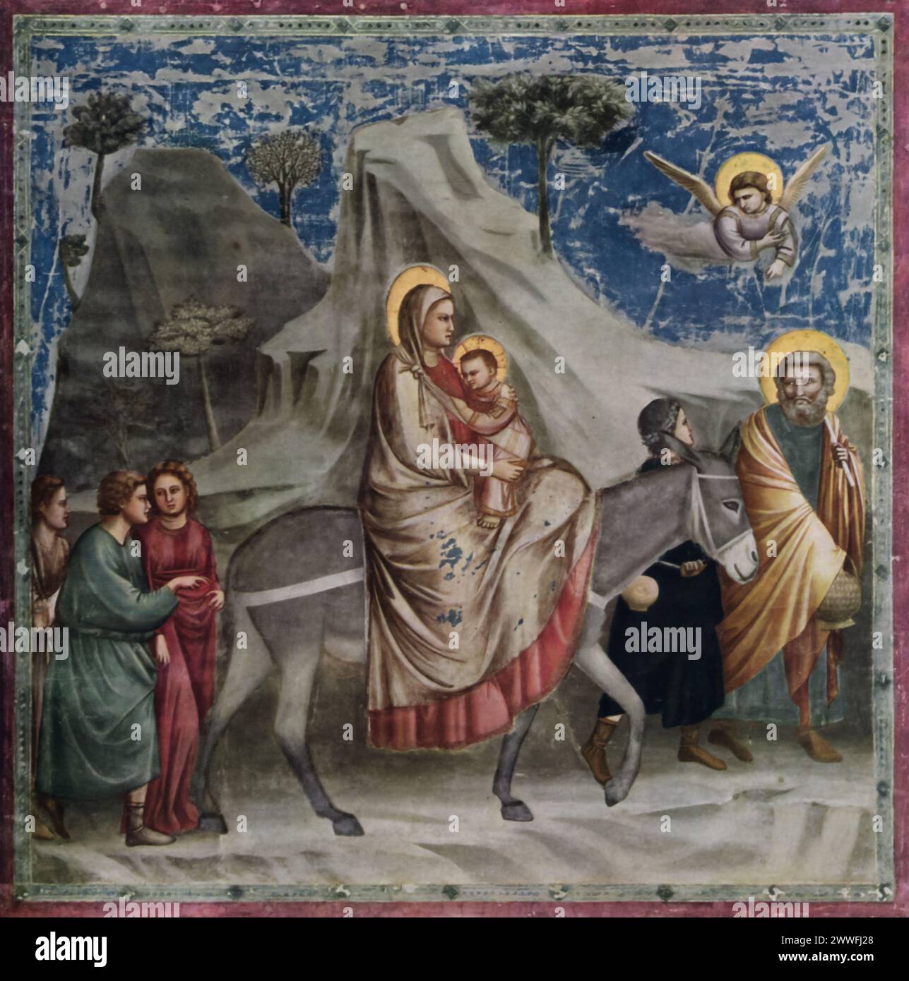 Giotto's "The Flight into Egypt" (early 14th century): A pioneering ...