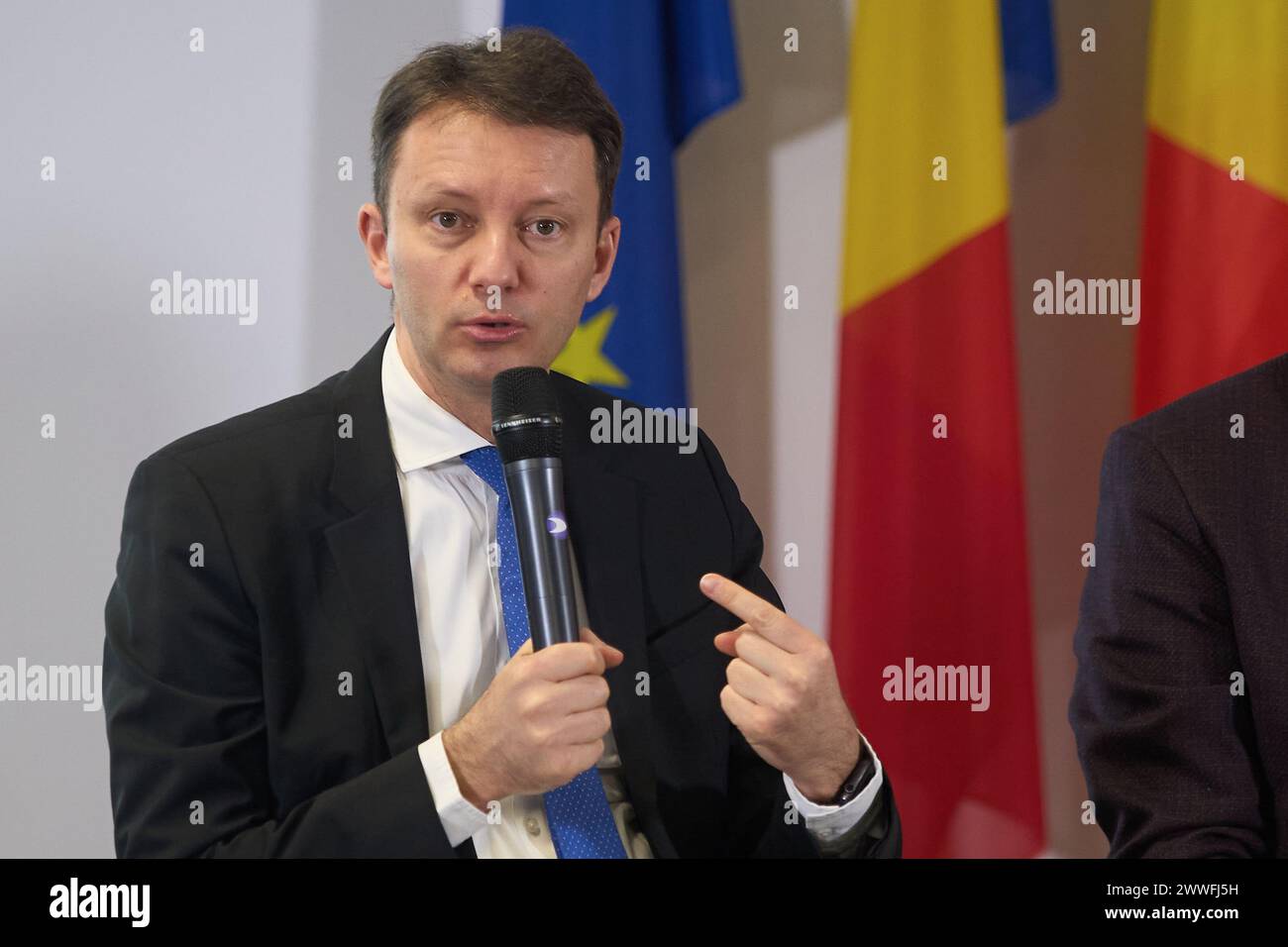 Bucharest, Romania. 22nd Mar, 2024: Siegfried Muresan, Romanian Member ...