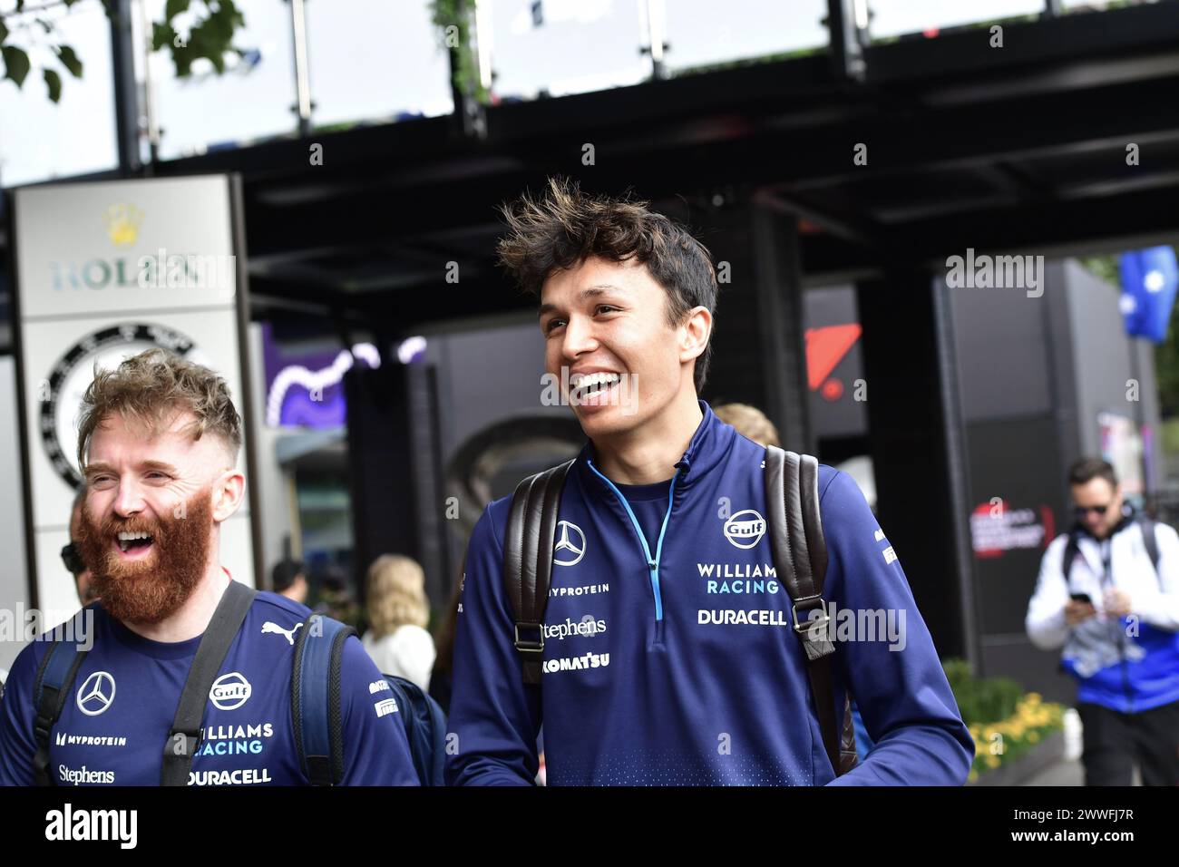 MELBOURNE, AUSTRALIA 24 March 2024. Pictured: 23 Alexander Albon (THA ...
