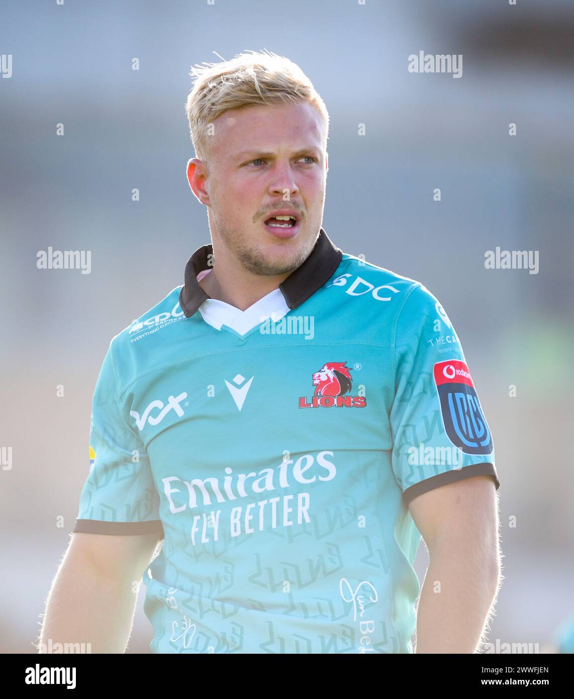 Galway, Ireland. 23rd Mar, 2024. JC Pretorious of Emirates Lions during ...
