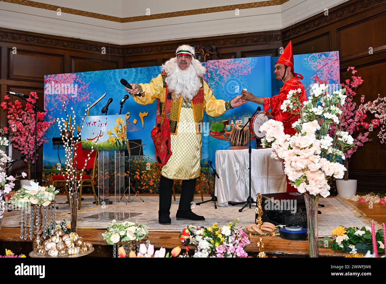 London, UK. 23rd Mar, 2024. The Iranian community celebrates Persian ...
