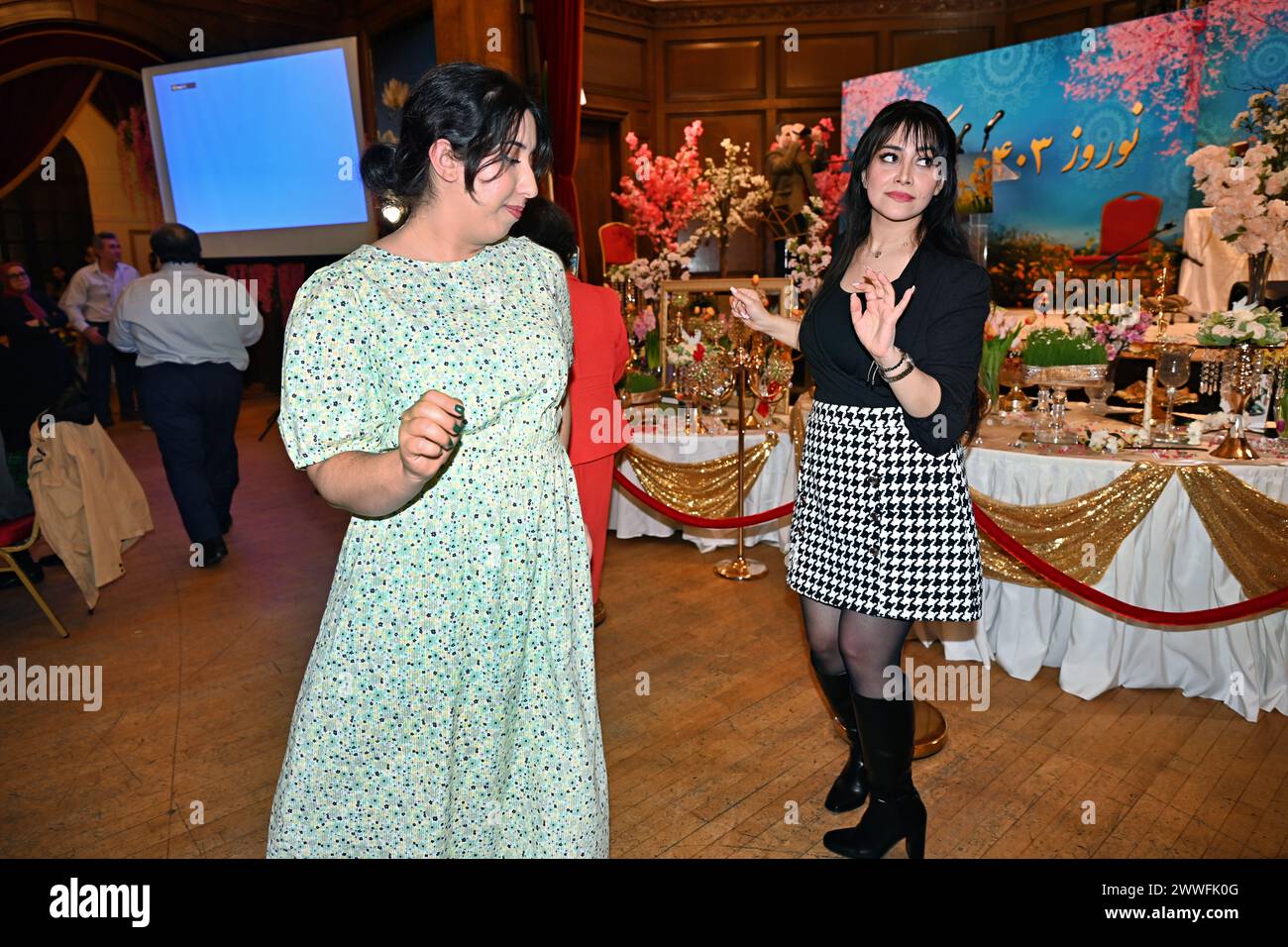 London, UK. 23rd Mar, 2024. The Iranian community celebrates Persian ...