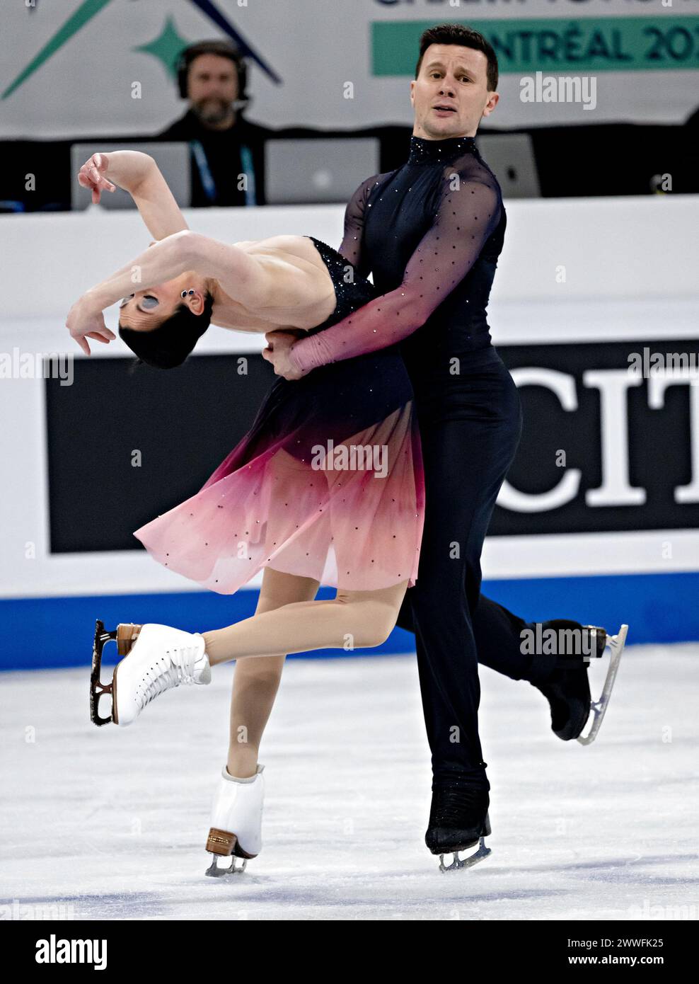 Montreal, Canada. 23rd Mar, 2024. Charlene Guignard (L)/Marco Fabbri of ...
