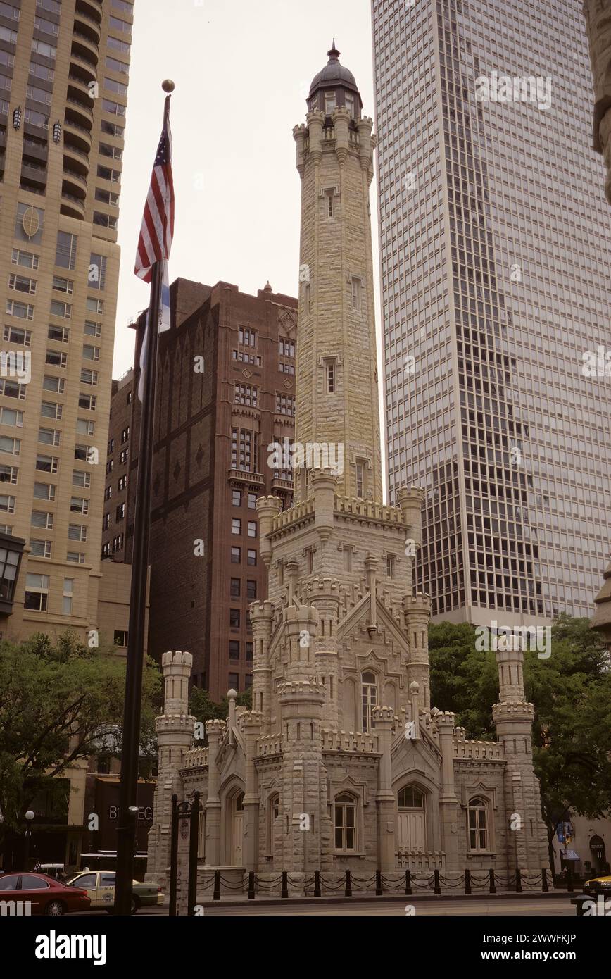 Chicago Water Tower, Chicago, Illinois, USA Stock Photo - Alamy