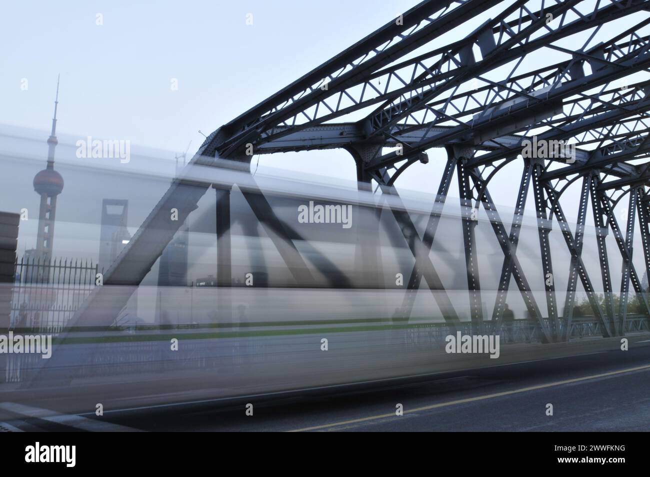 Bridge in shanghai hi-res stock photography and images - Alamy