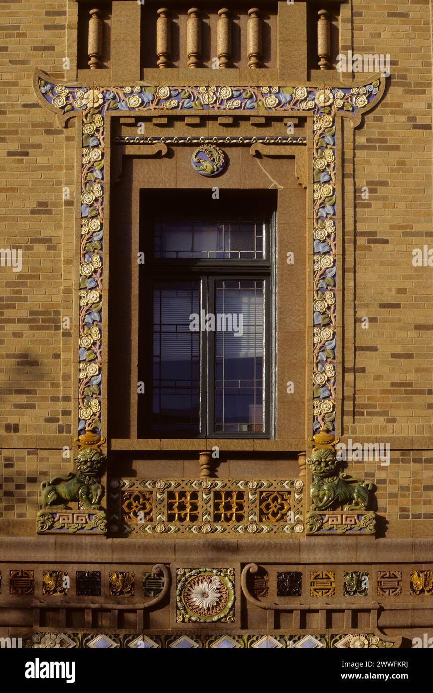 Chicago, Illinois, U.S.A. - Chinatown, Tiles, Wentworth Street Stock ...