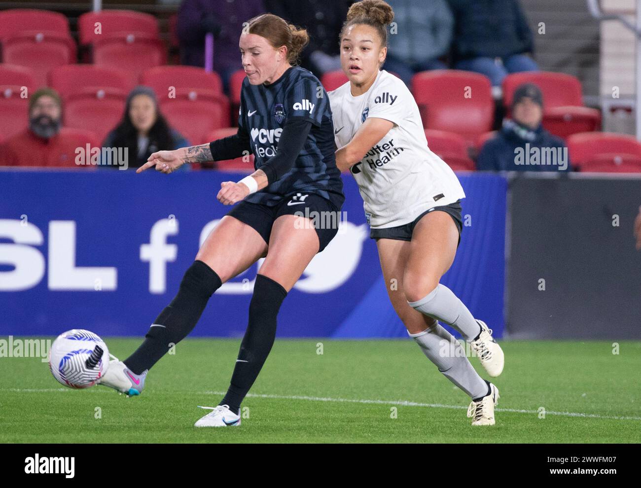 WASHINGTON, DC - MARCH 23: Washington Spirit midfielder Hal Hershfelt ...