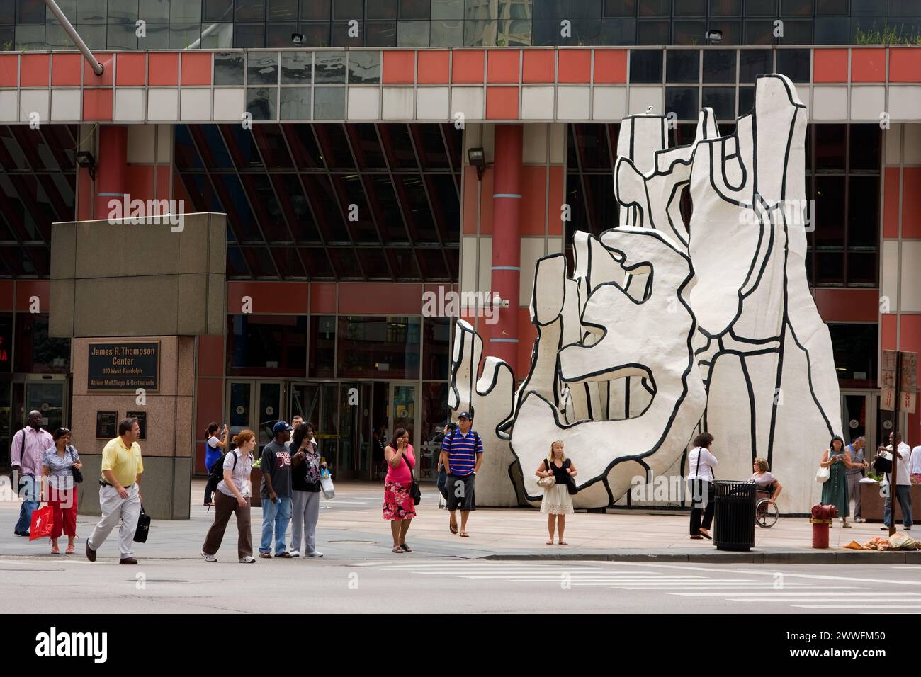 Chicago, Illinois. - Monument and Standing Beast, by Jean Dubuffet, at ...