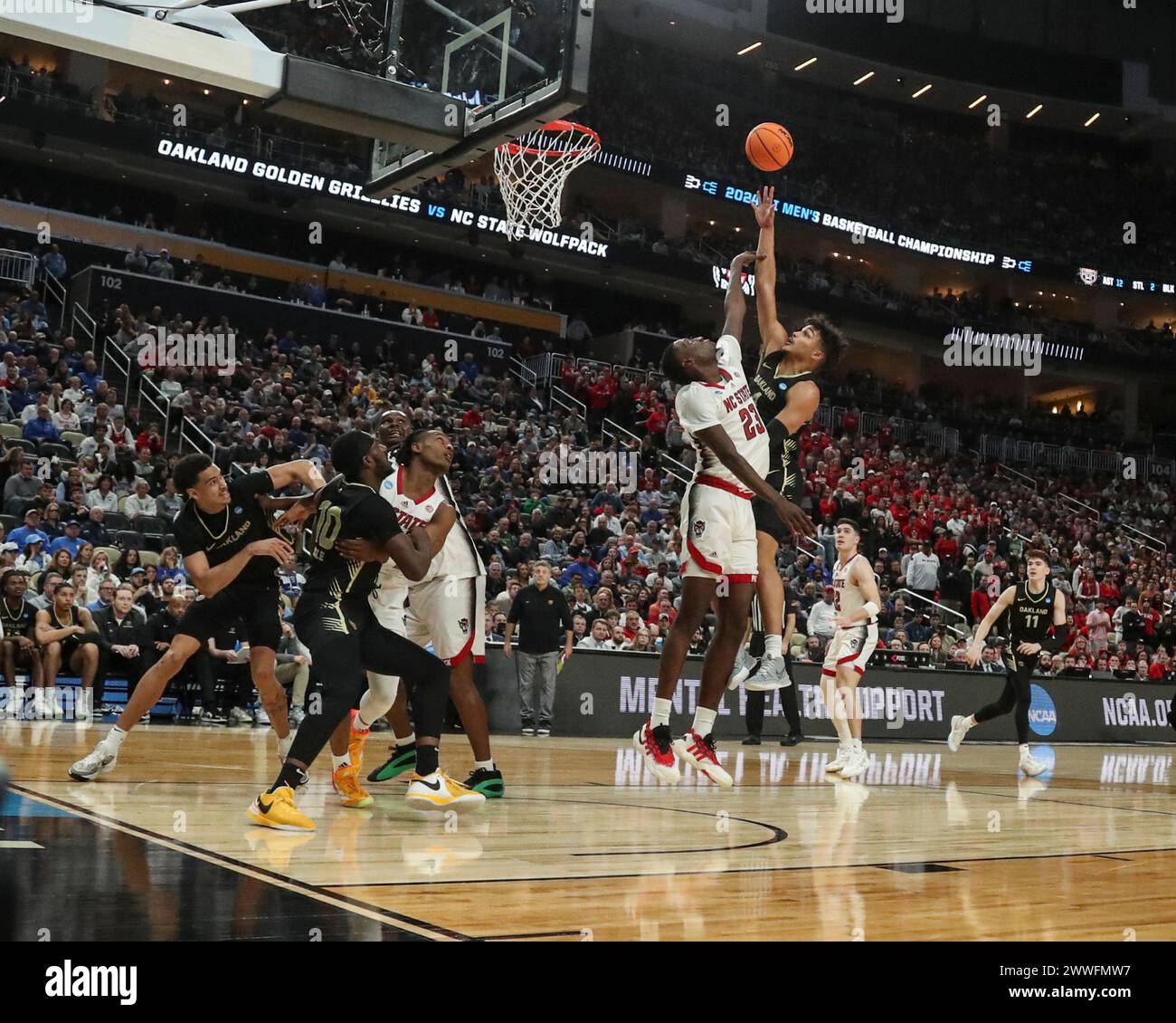 March 23, 2024: Oakland Golden Grizzlies forward Trey Townsend (4 ...