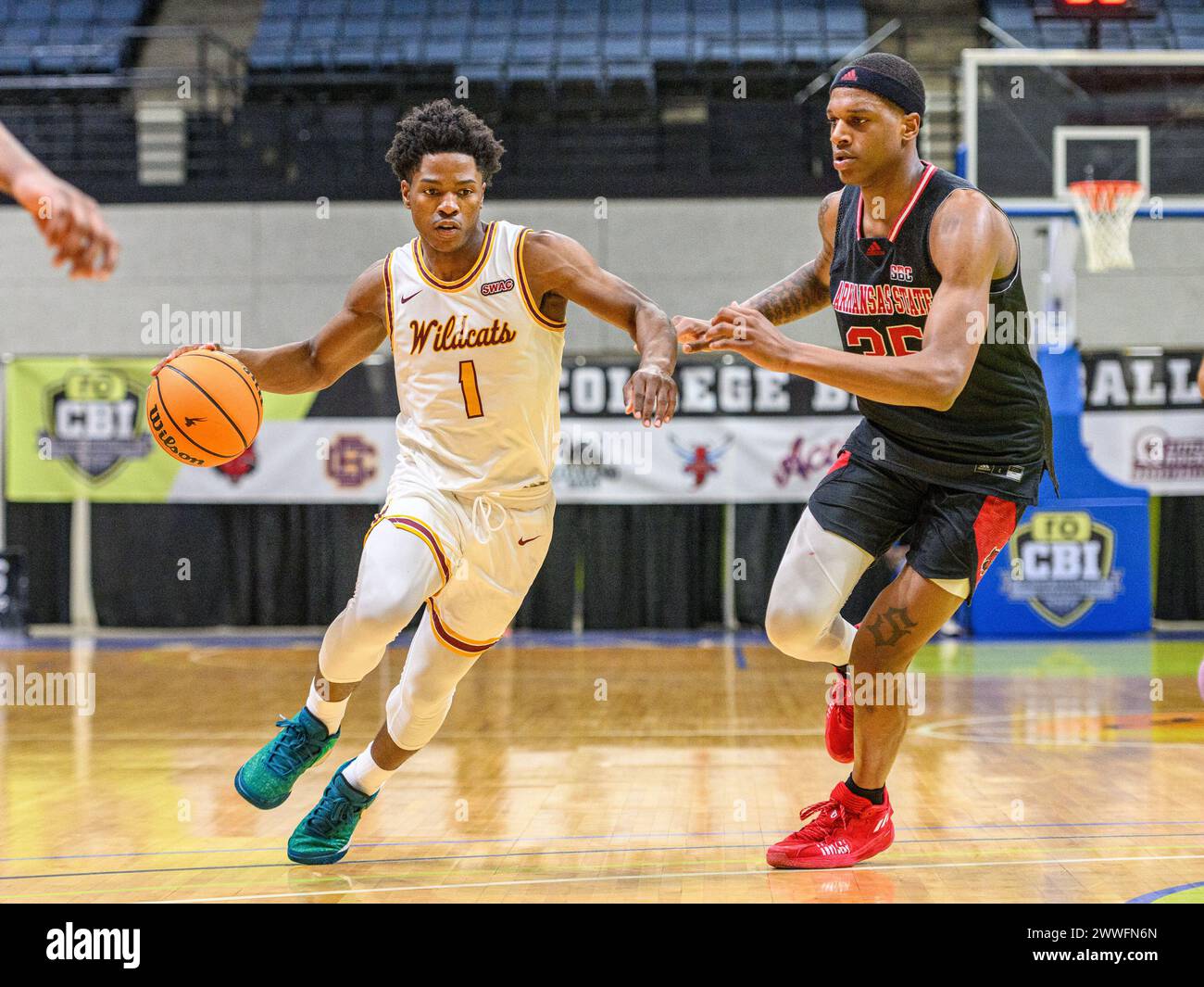 Daytona Beach, FL, FL, USA. 23rd Mar, 2024. Bethune-Cookman guard Zion ...