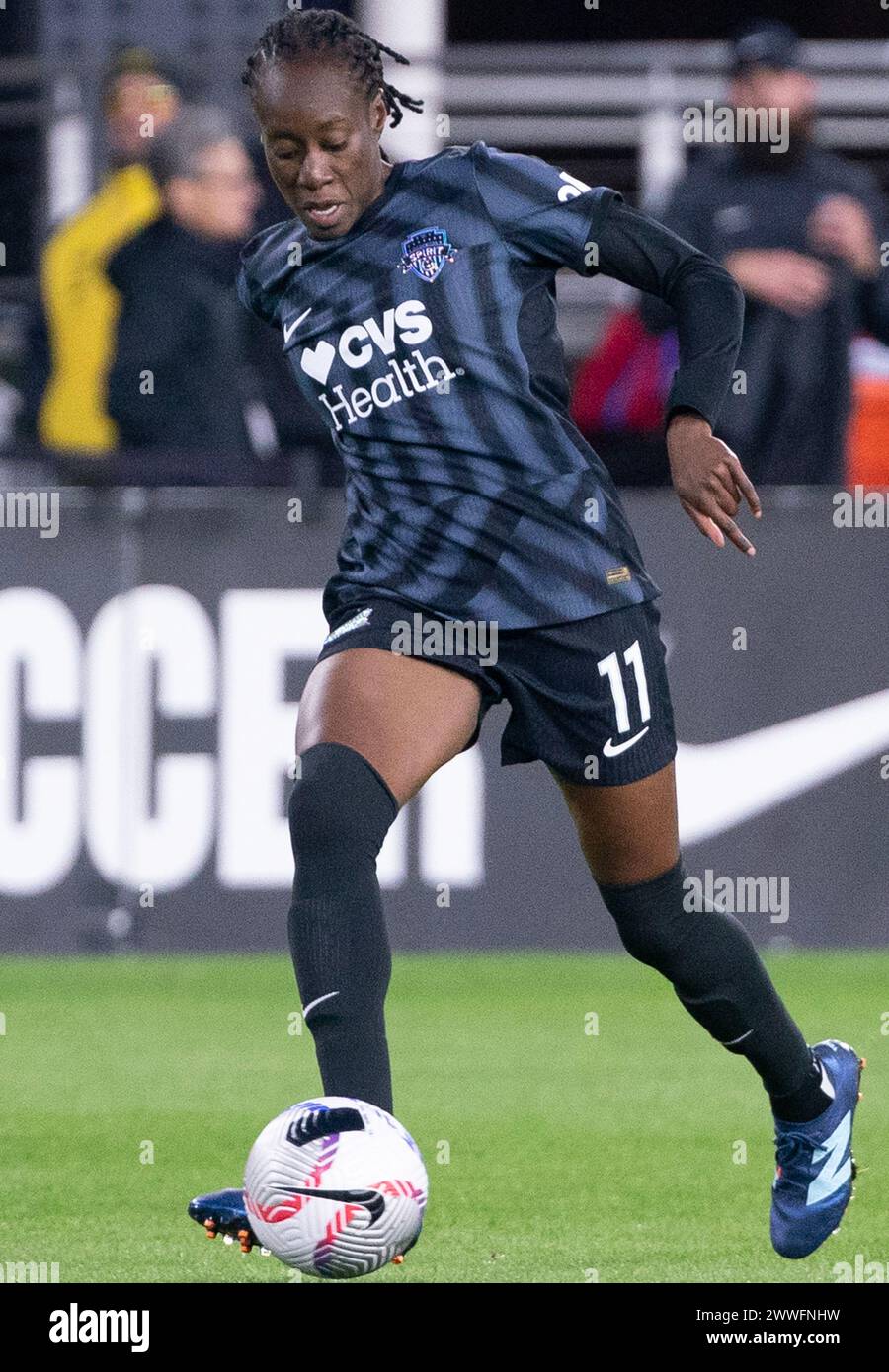 WASHINGTON, DC - MARCH 23: Washington Spirit forward Ouleymata Sarr (11 ...