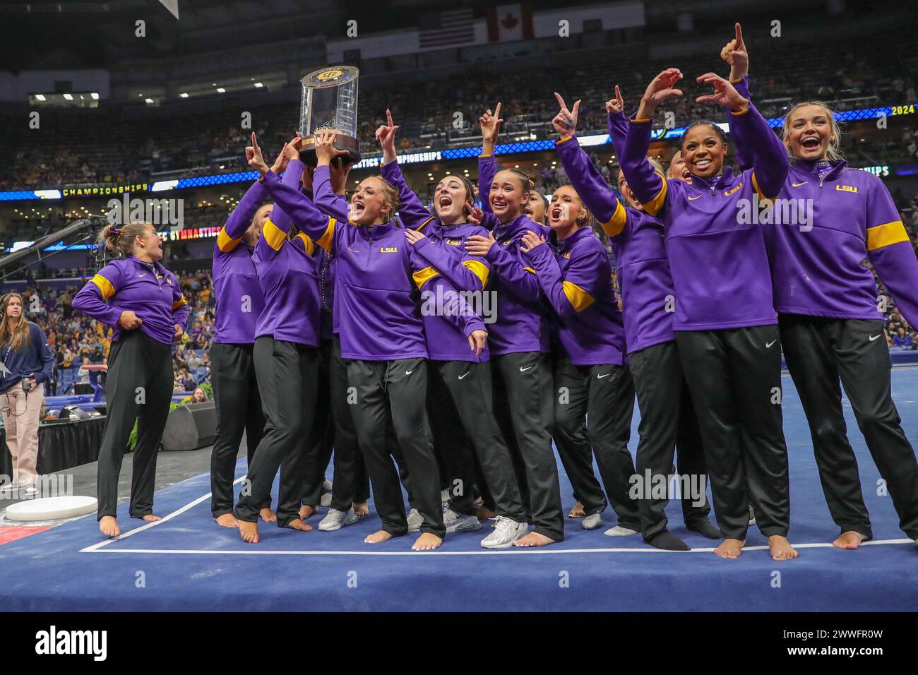 Lsu gymnastics hi-res stock photography and images - Alamy