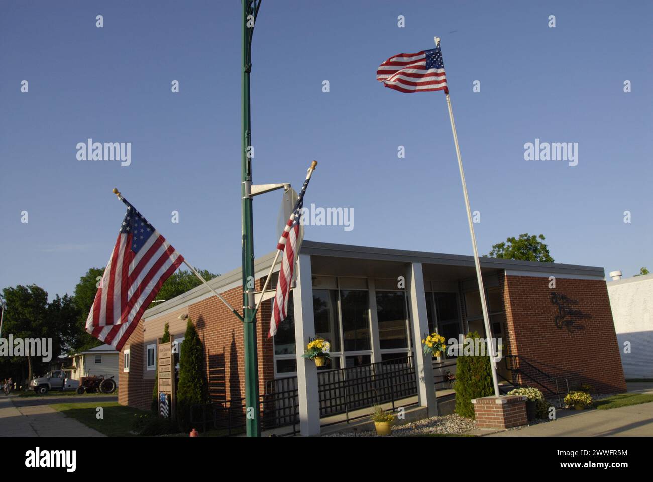 Alton /Iowa /USA/ 14.june 2014) Life in small town alton iowa rular ...