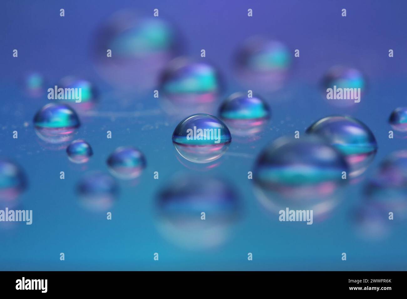 Abstract holographic liquid texture hi-res stock photography and images ...