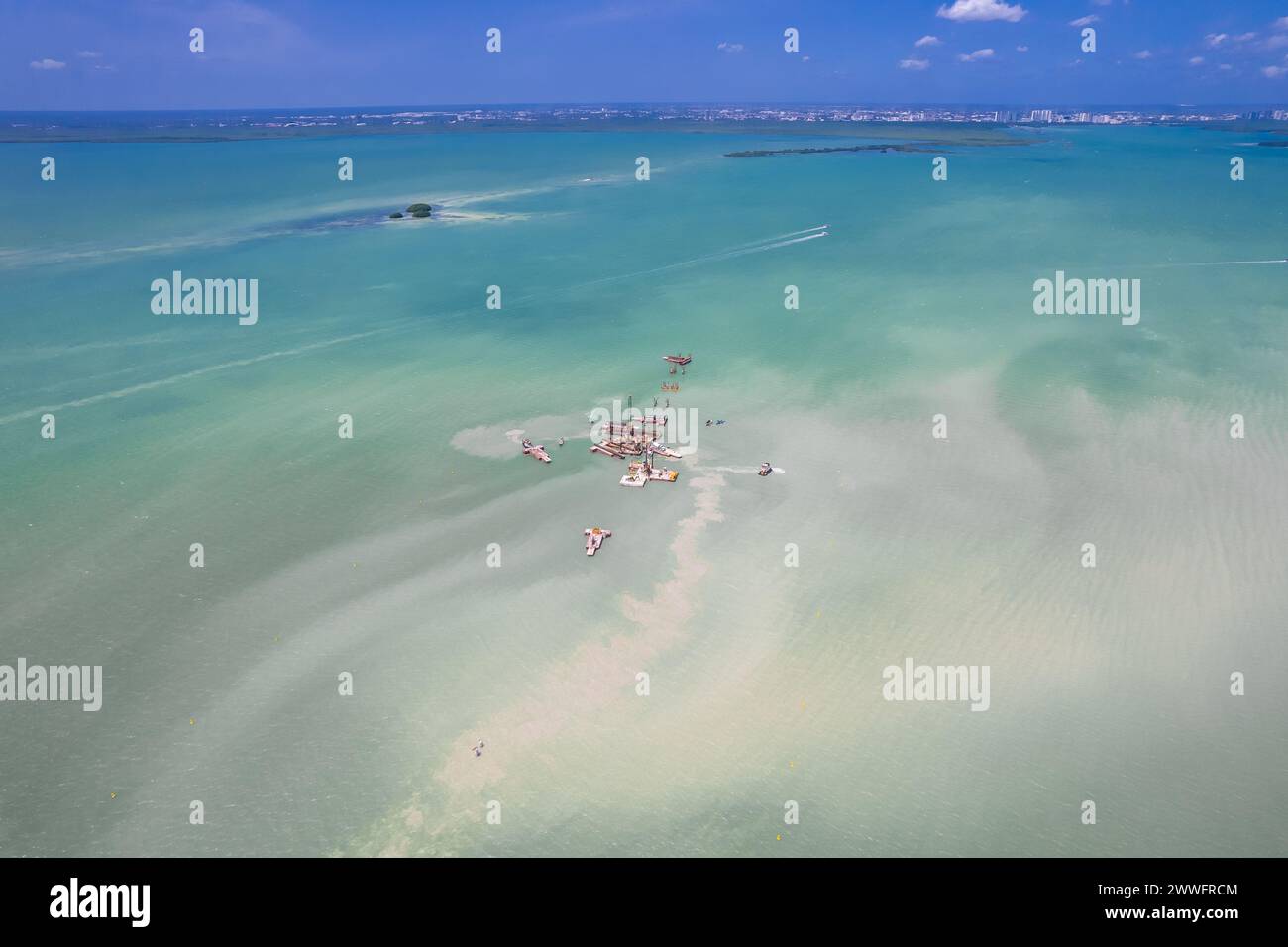 Drone travel idyllic lagoon beach hi-res stock photography and images - Alamy