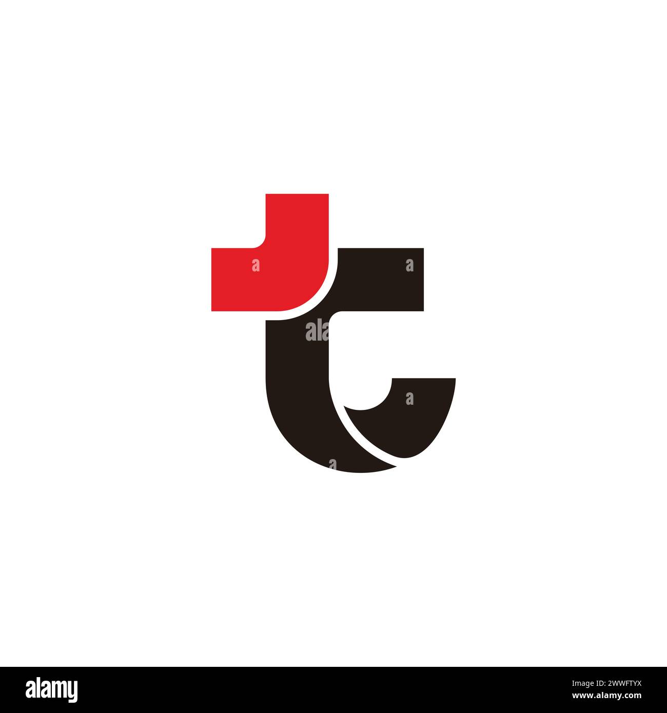 letter t arrow 3d flat simple logo vector Stock Vector Image & Art - Alamy