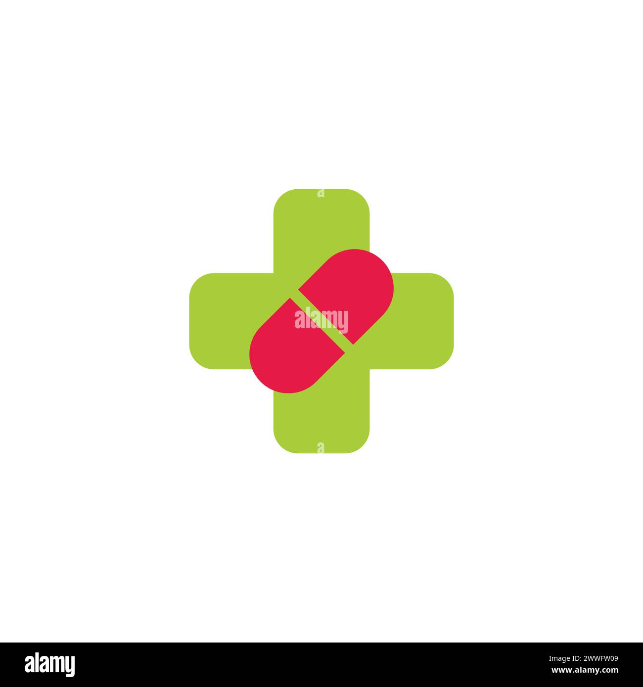 plus medical capsule simple icon vector Stock Vector Image & Art - Alamy