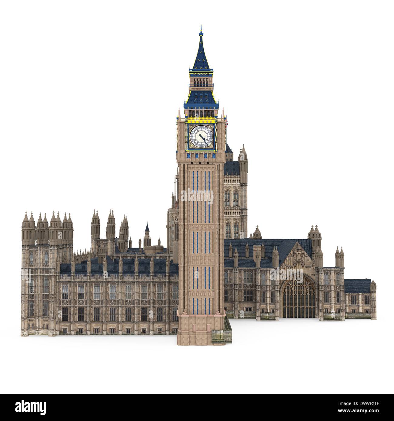 Palace houses Cut Out Stock Images & Pictures - Alamy