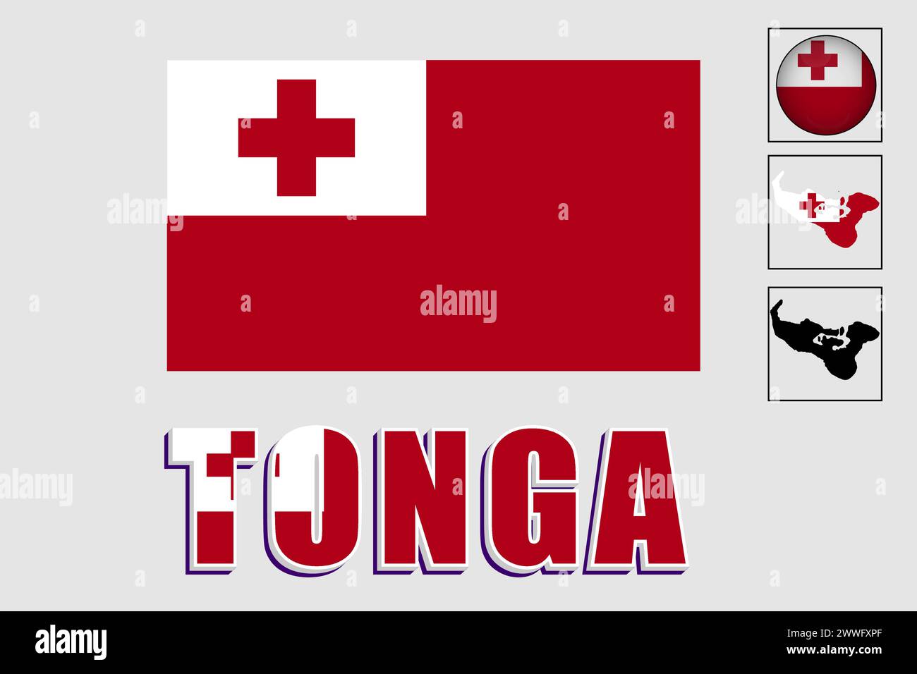 Tonga map hi-res stock photography and images - Alamy