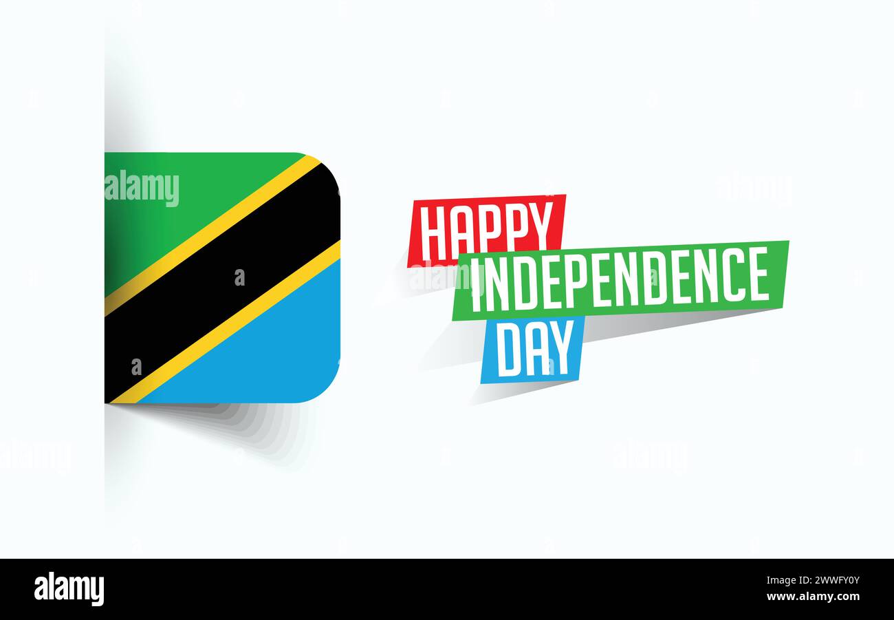 Tanzania independence day background Stock Vector Images - Alamy