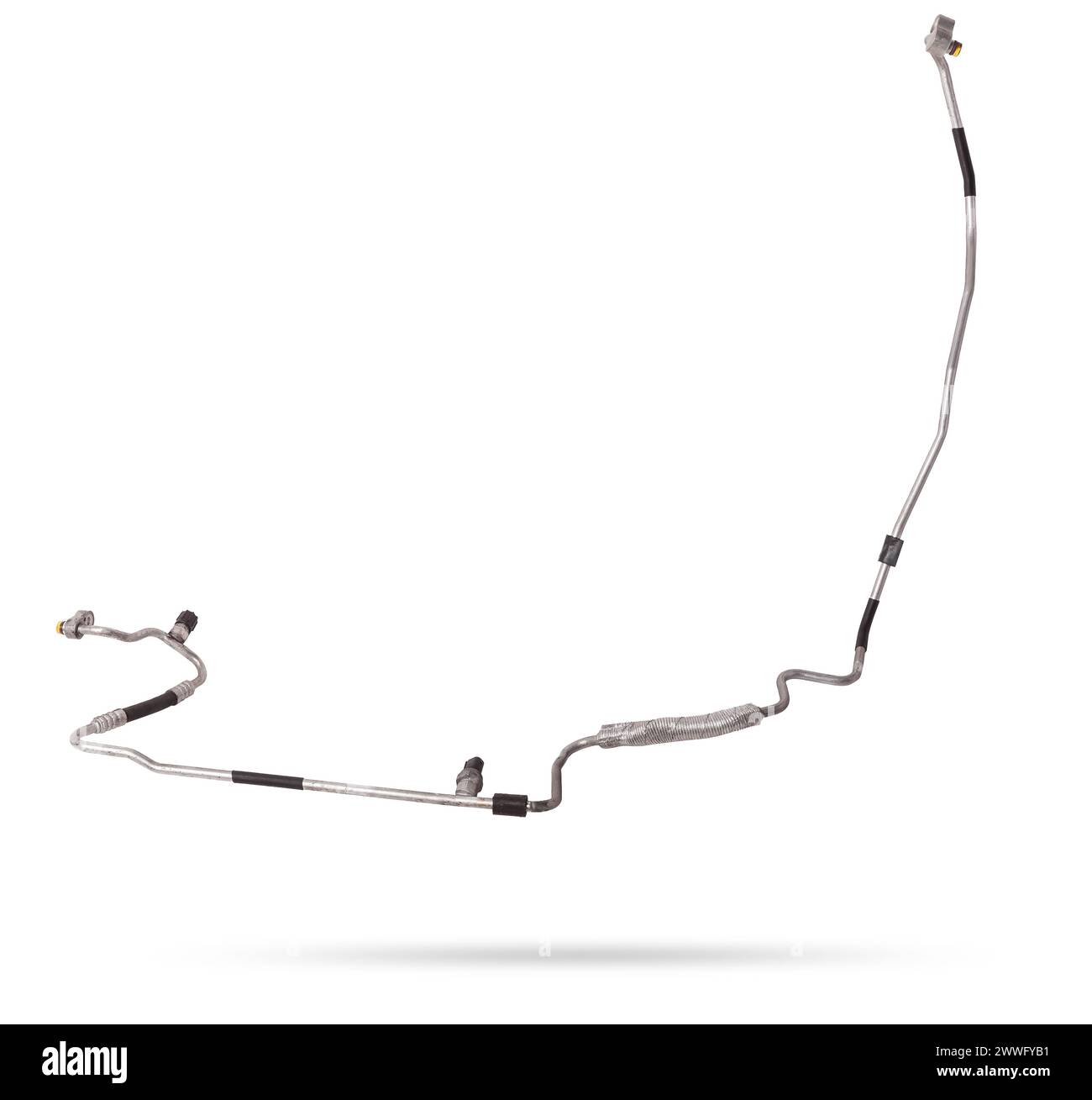 Air conditioning hose for supplying refrigerant or oil for cooling air ...