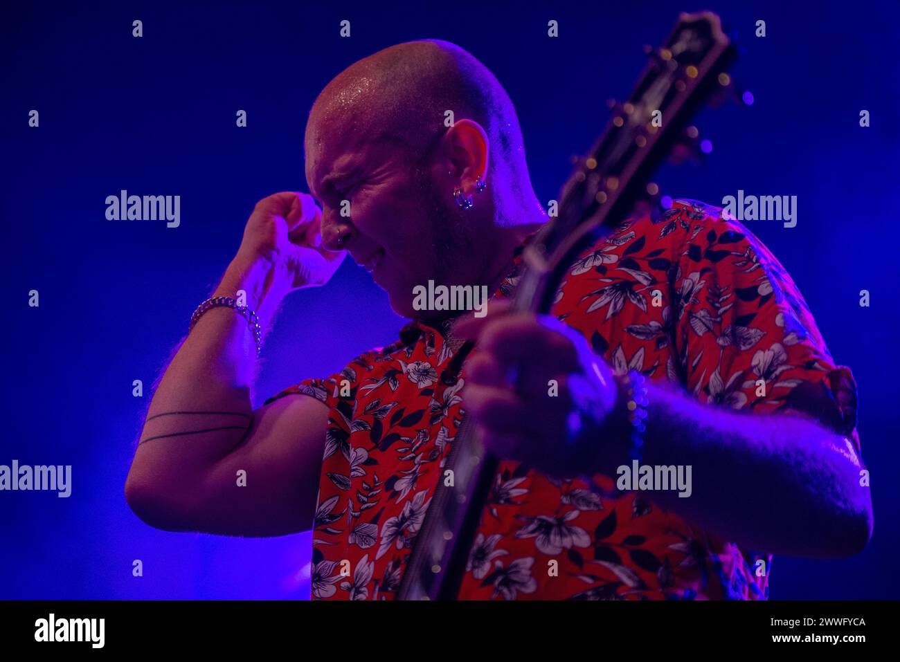 Nottingham 23rd March 2024, Chris Catalyst performing with Ugly Kid Joe ...