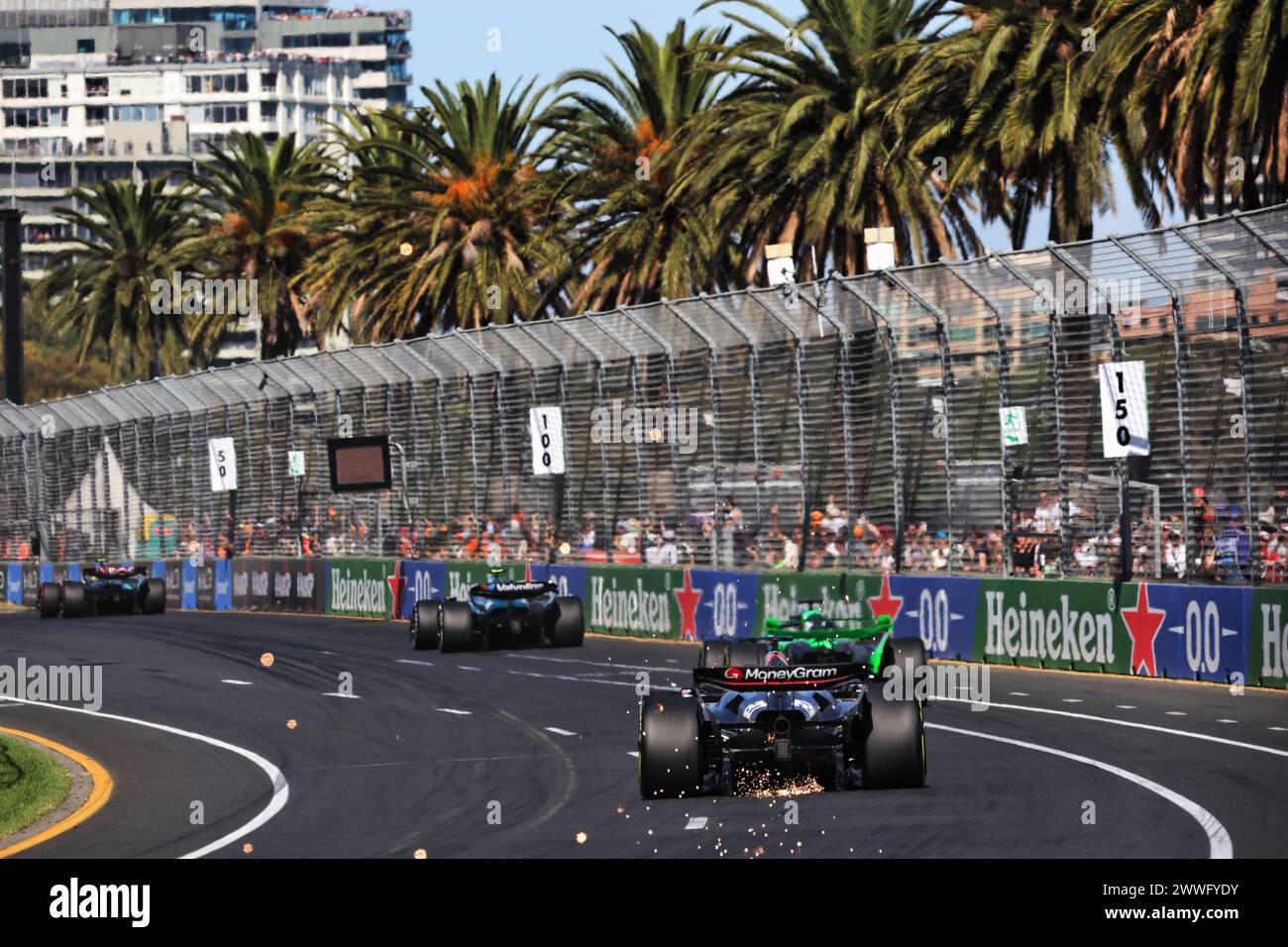 Melbourne, Australia. 24th Mar, 2024. Kevin Magnussen (DEN) Haas VF-24 ...