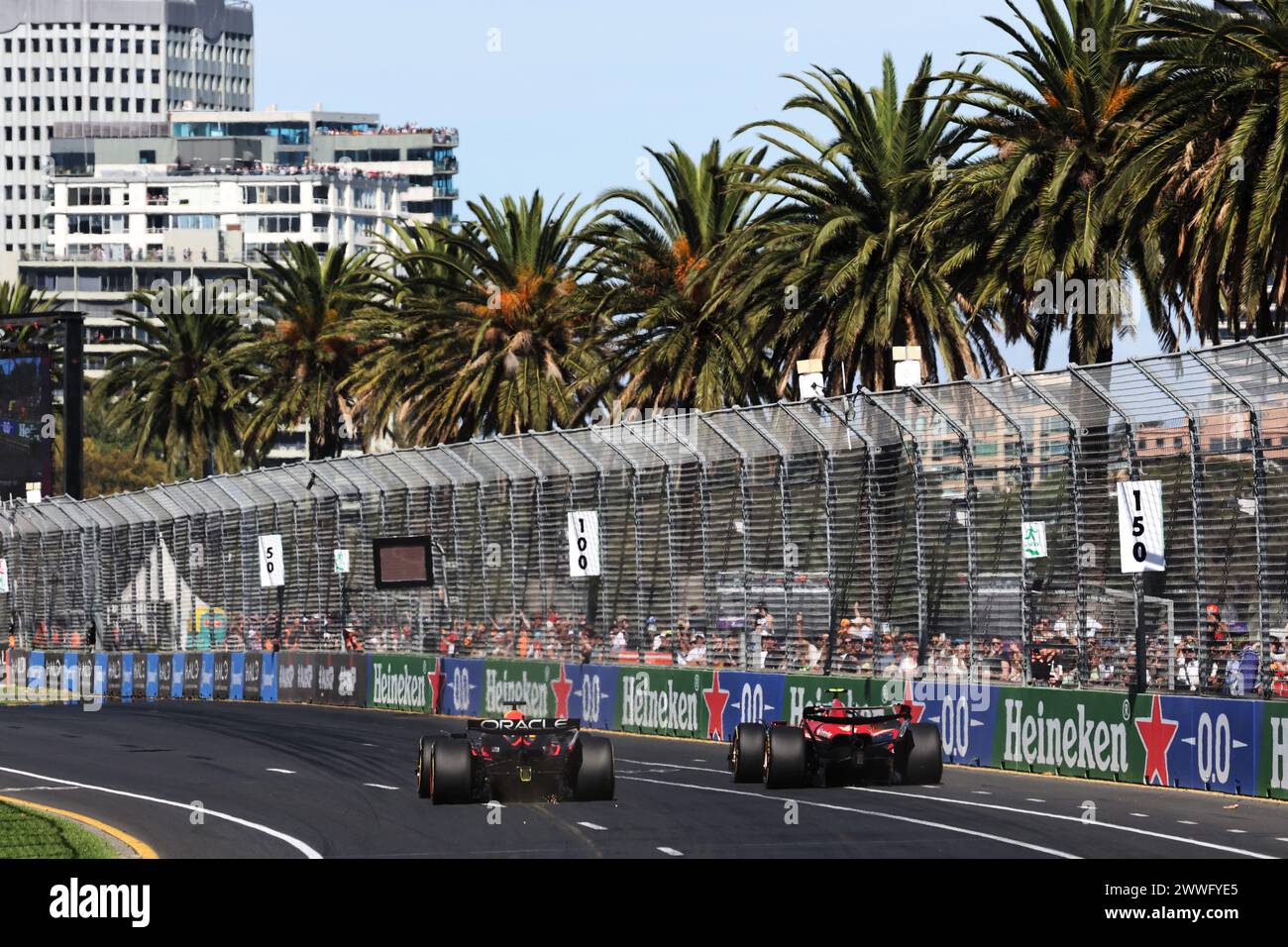 Melbourne, Australia. 24th Mar, 2024. Carlos Sainz Jr (ESP) Ferrari SF ...