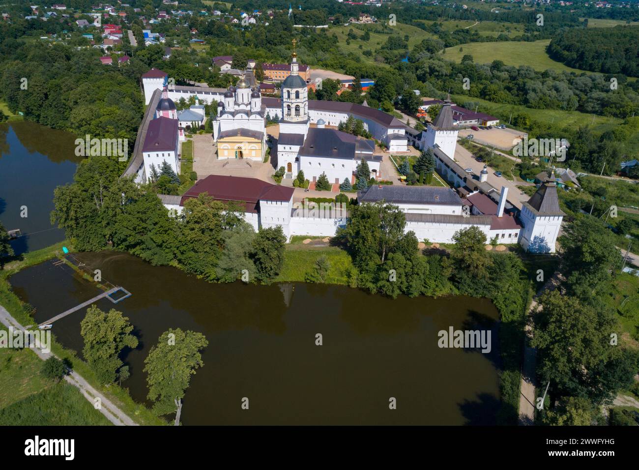 Top view of the ancient Nativity of the Blessed Virgin Mary Pafnutiev ...