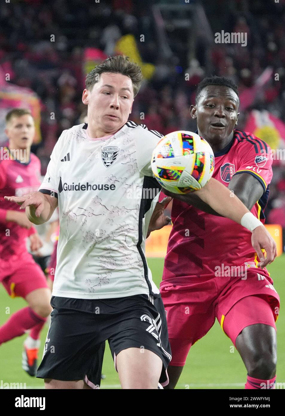 St. Louis, United States. 23rd Mar, 2024. D.C. United Ted Ku-DiPietro ...