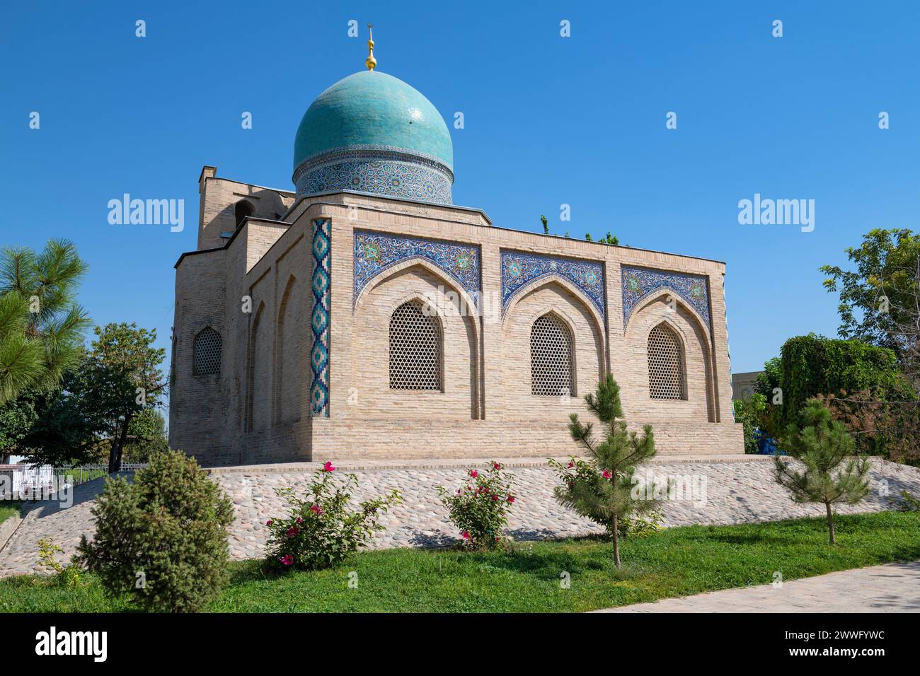 Ancient mausoleum of Kaffal Shashi on a sunny day. Religious complex of ...