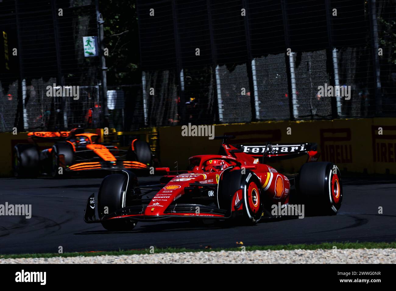 Melbourne, Australia. 24th Mar, 2024. Charles Leclerc (MON) Ferrari SF ...
