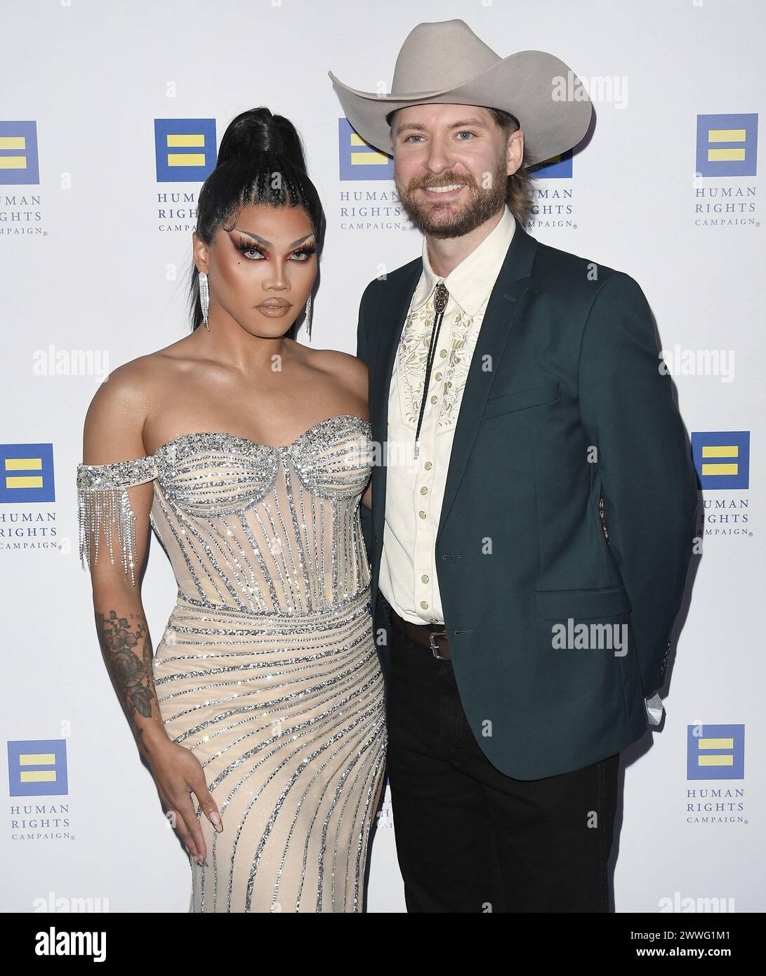 Los Angeles, USA. 24th Mar, 2024. (L-R) Aura Mayar and Nolan McNamee at ...