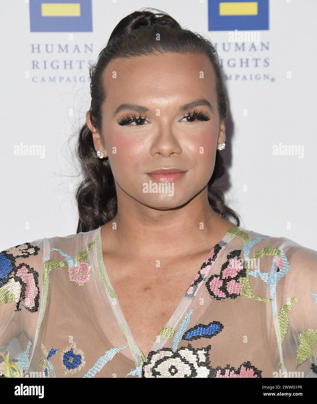 Los Angeles, USA. 24th Mar, 2024. Damian Terriquez arrives at the Human ...