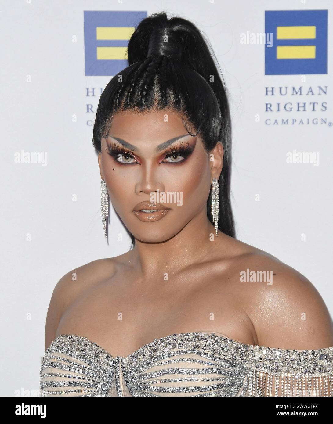 Los Angeles, USA. 24th Mar, 2024. Aura Mayar arrives at the Human ...