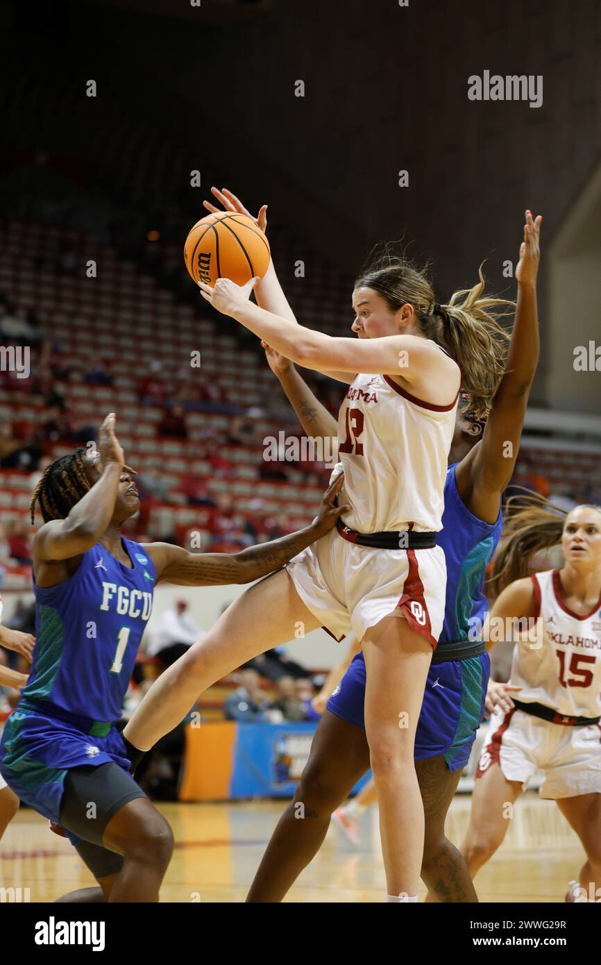 Bloomington, United States. 23rd Mar, 2024. Oklahoma Sooners guard ...