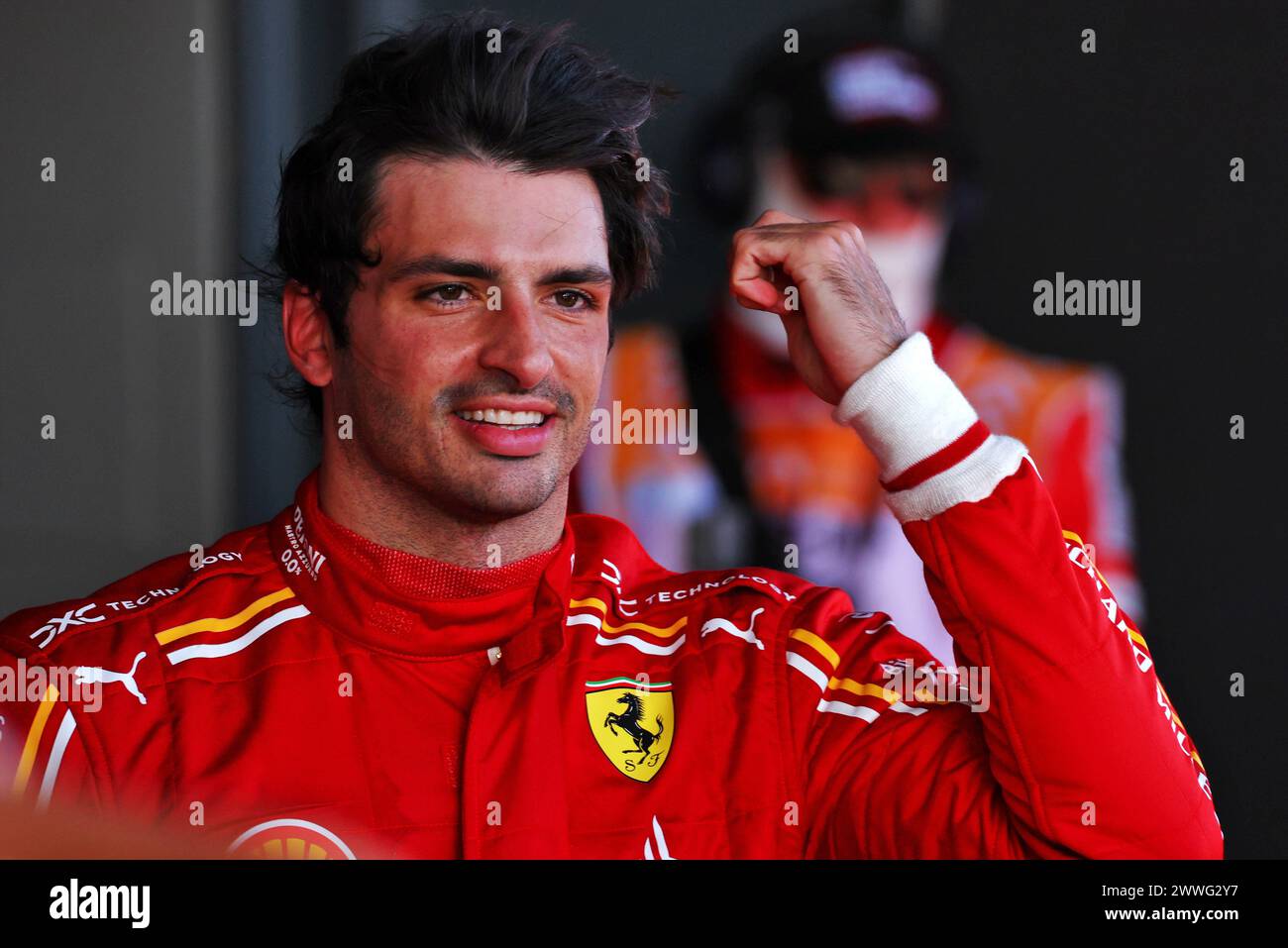 Melbourne, Australia. 24th Mar, 2024. Race winner Charles Leclerc (MON ...