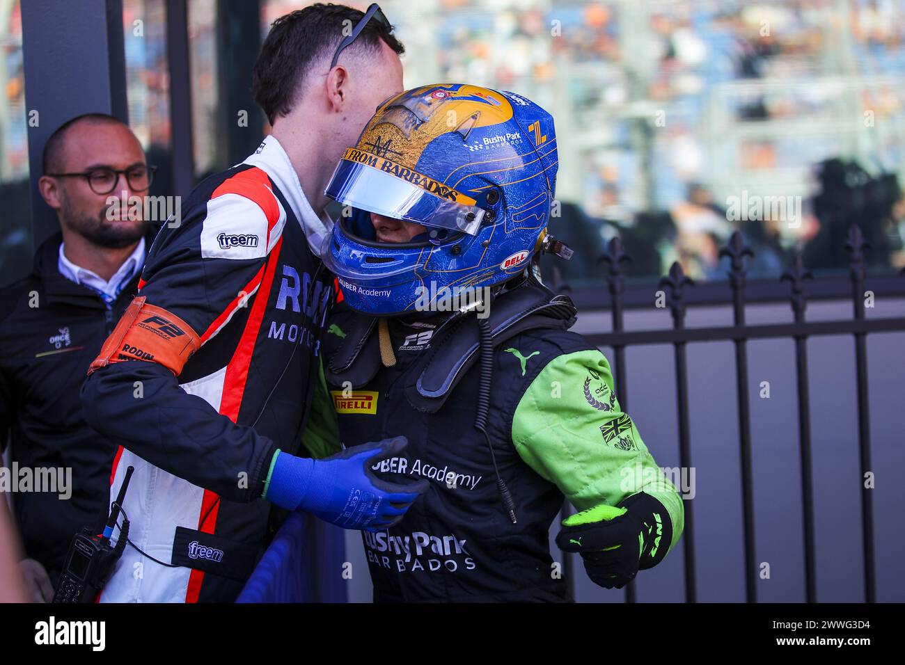 MALONEY Zane (bar), Rodin Motorsport, Dallara F2 2024, portrait during ...