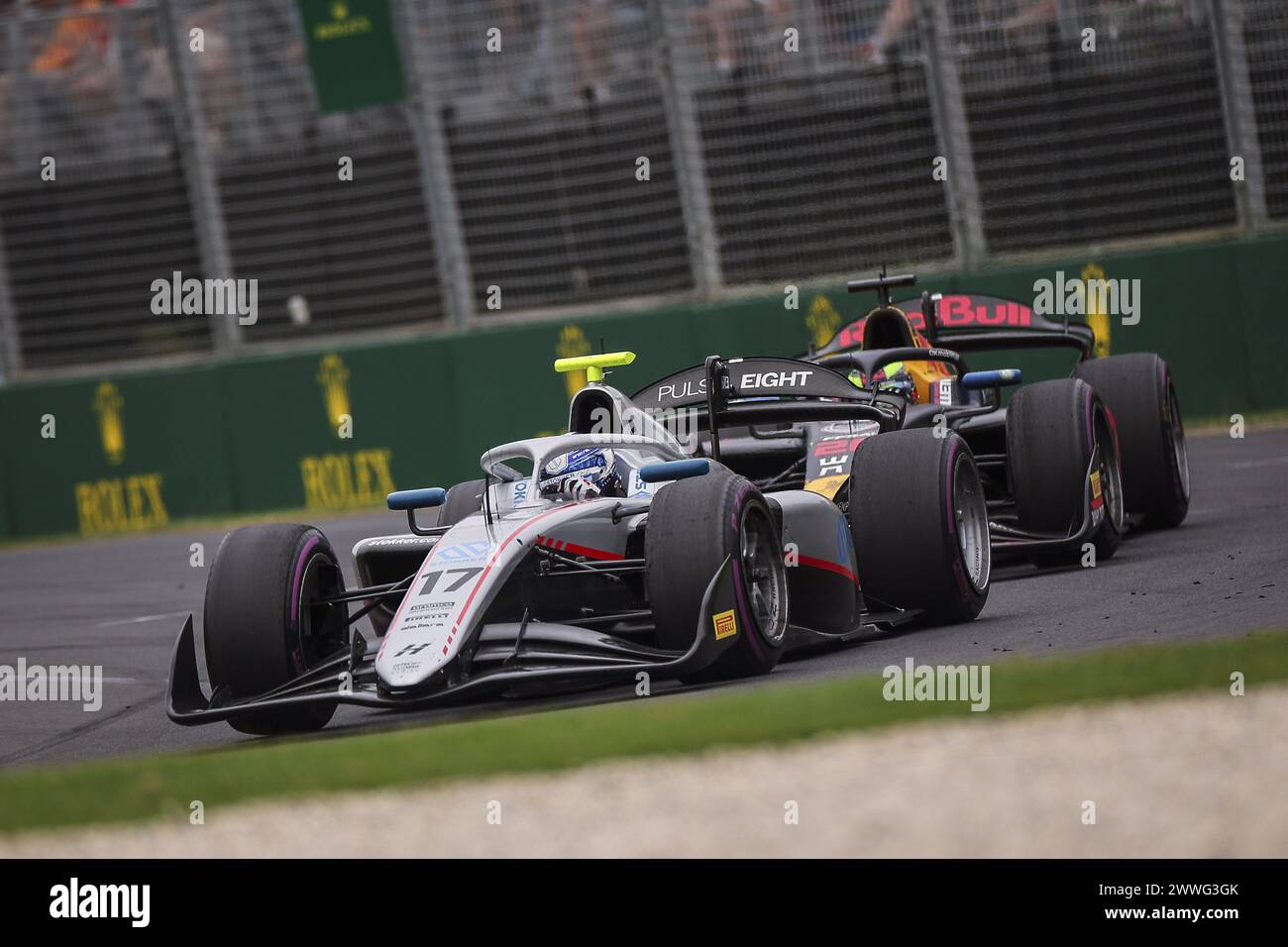 17 ARON Paul (est), Hitech Pulse-Eigt, Dallara F2 2024, action during the 3rd round of the 2024 ...