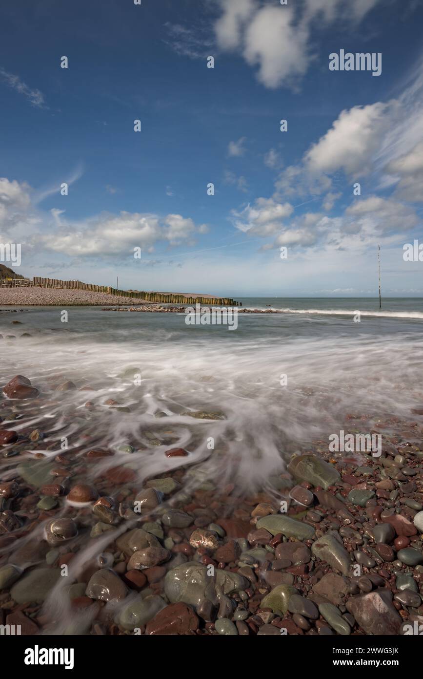 Porlock Weir beach, Somerset, UK Stock Photo - Alamy