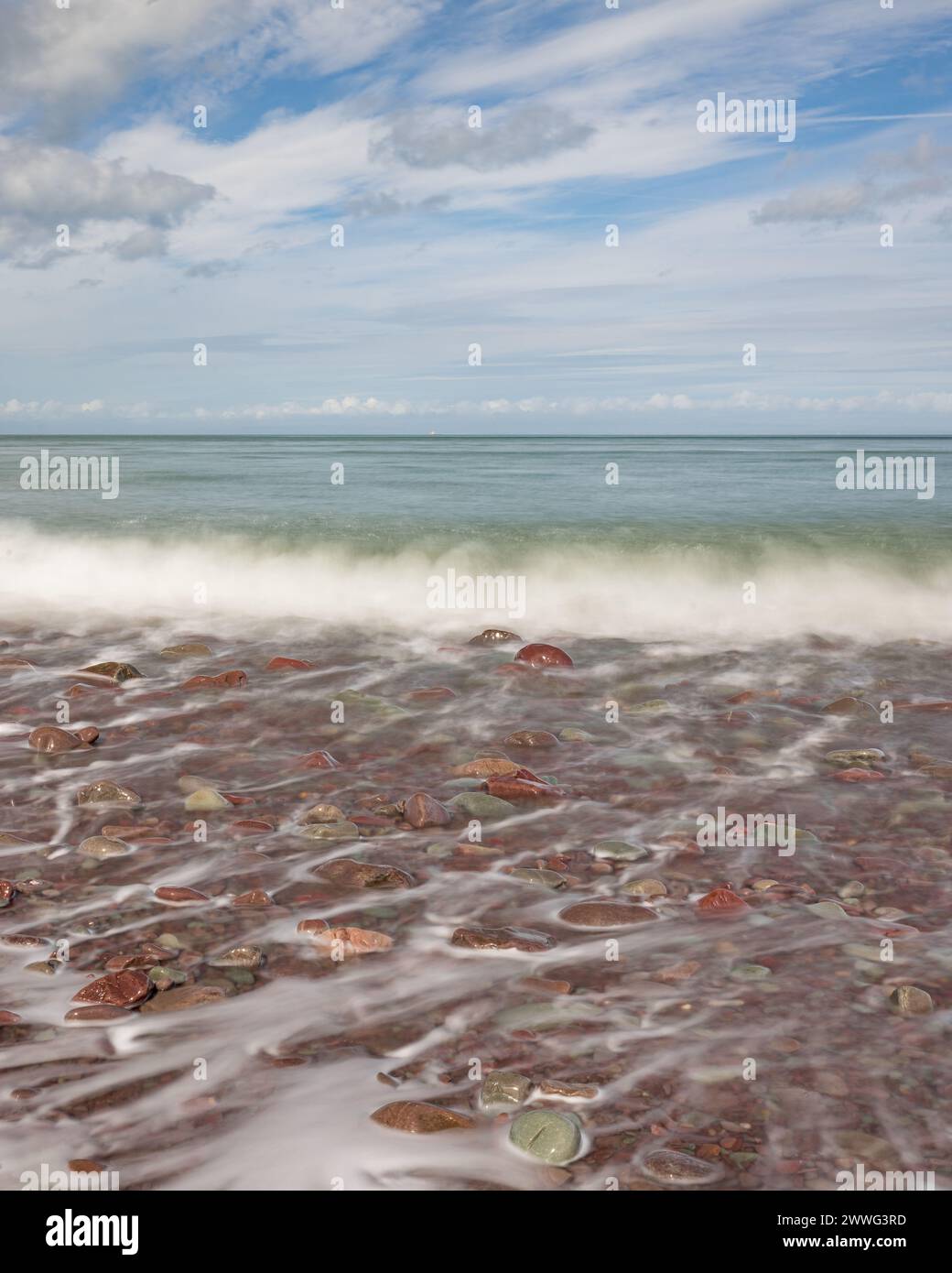 Porlock Weir beach, Somerset, UK Stock Photo - Alamy